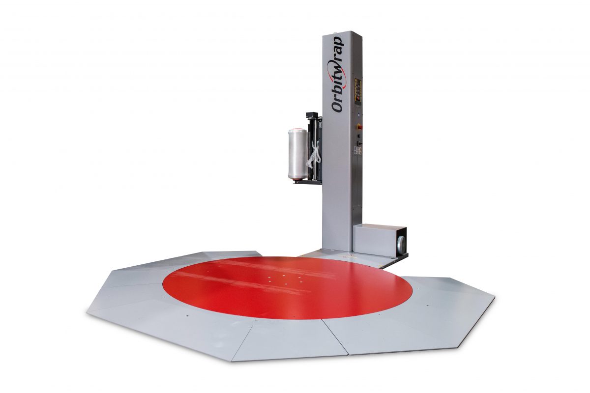 OR-4000L Orbitwrap Low-Profile Turntable Stretch Wrapper 2.2M Wrap Hei ...