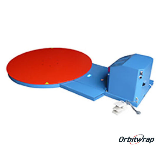 OR-500 Orbitwrap Turntable Wrapping Machine With Ramp – Plasquip